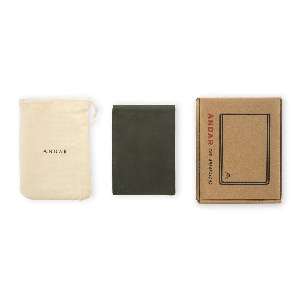 Mens Leather Bifold Wallet | The Ambassador | Andar